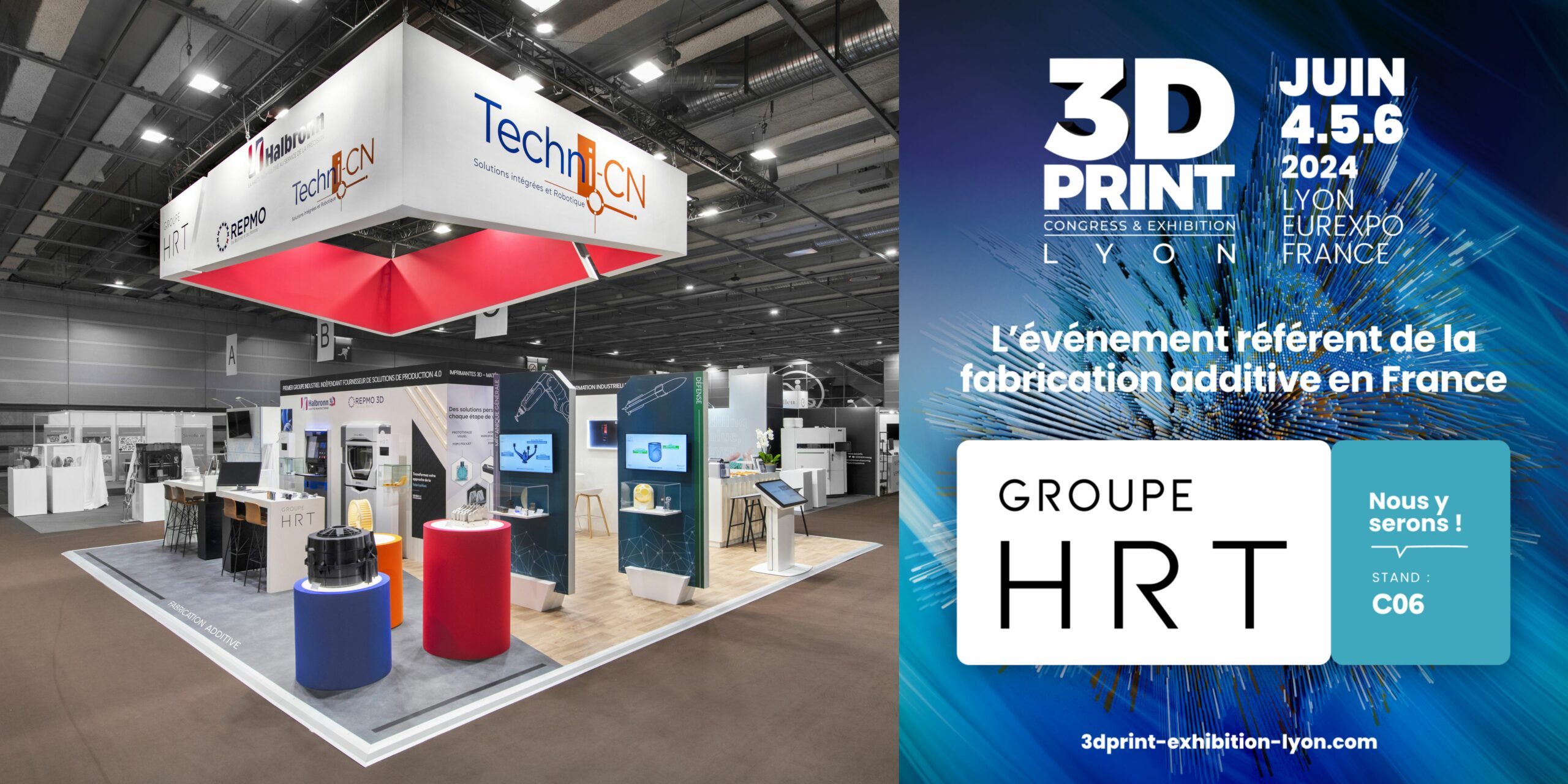 REPMO 3D présente ses dernières innovations au 3D PRINT Lyon - Groupe HRT