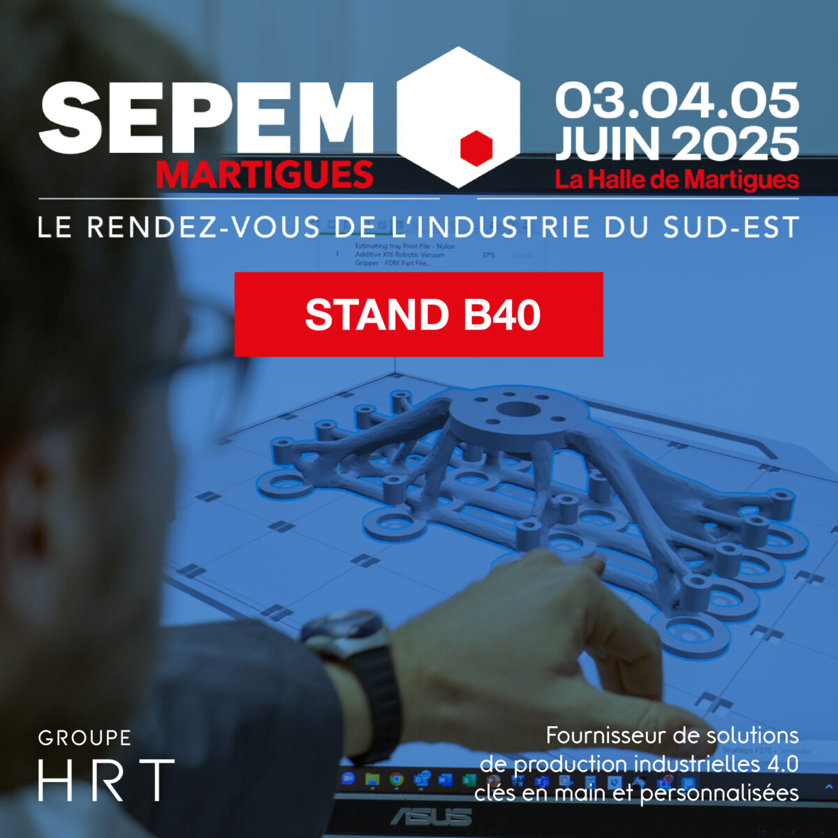 Groupe HRT, fournisseur d'équipements de production industrielle 4.0